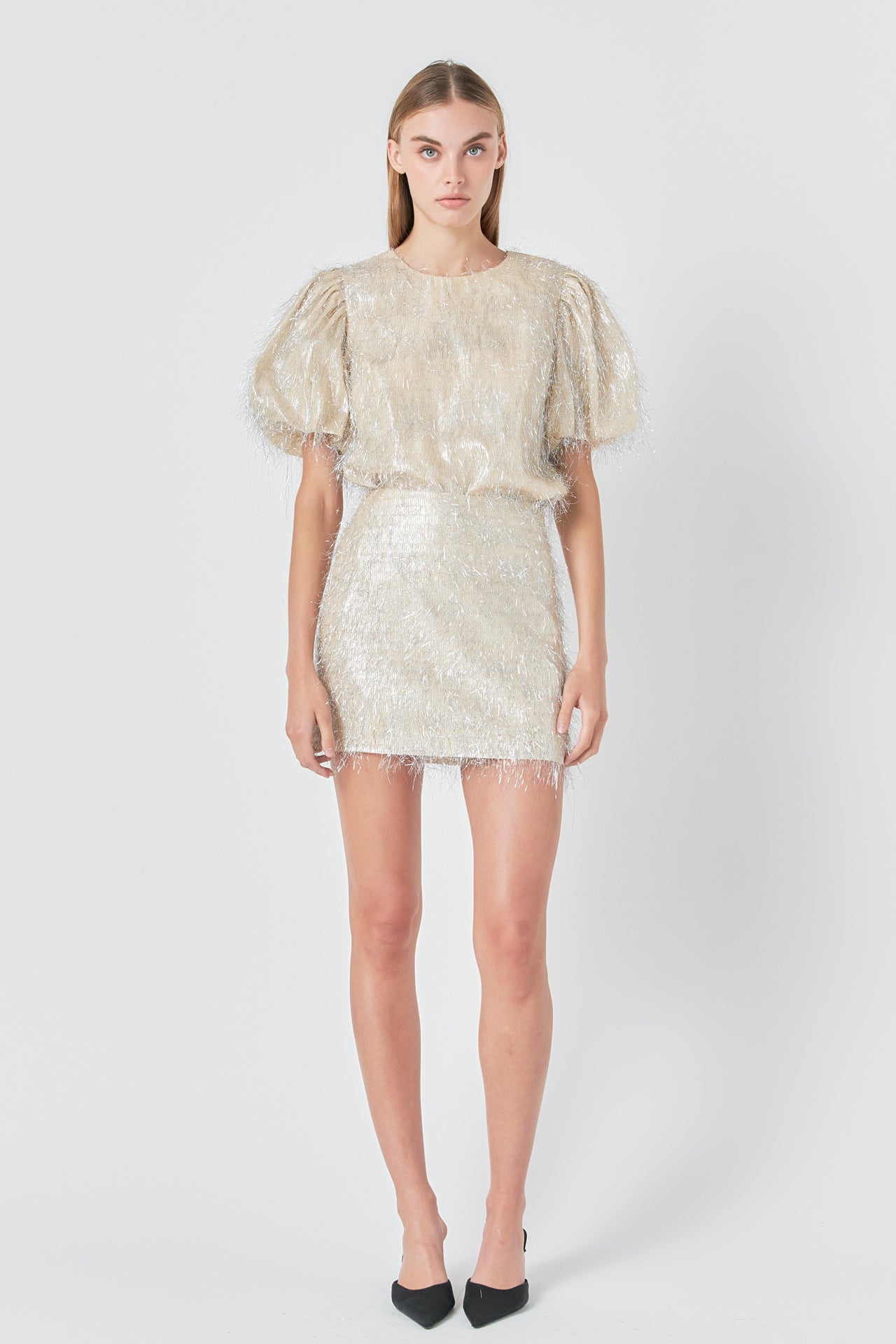 Fringe Puff Sleeve Top – Endless Rose