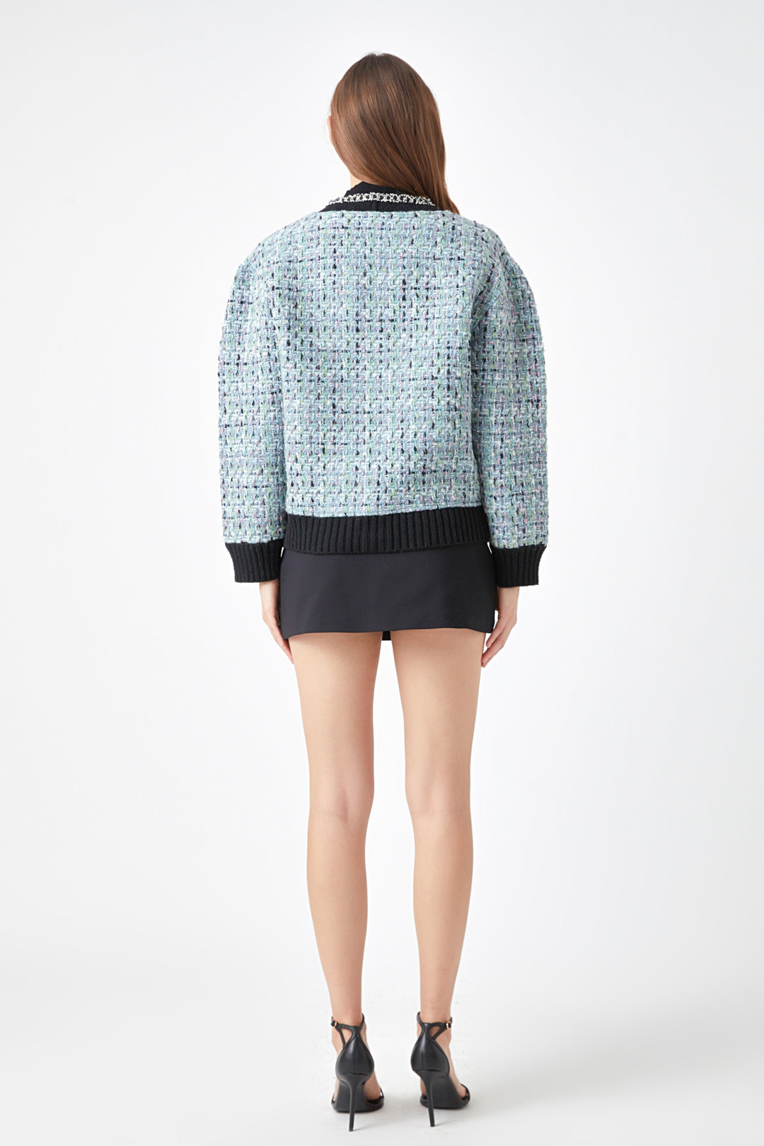 Premium Boucle Cardigan – Endless Rose