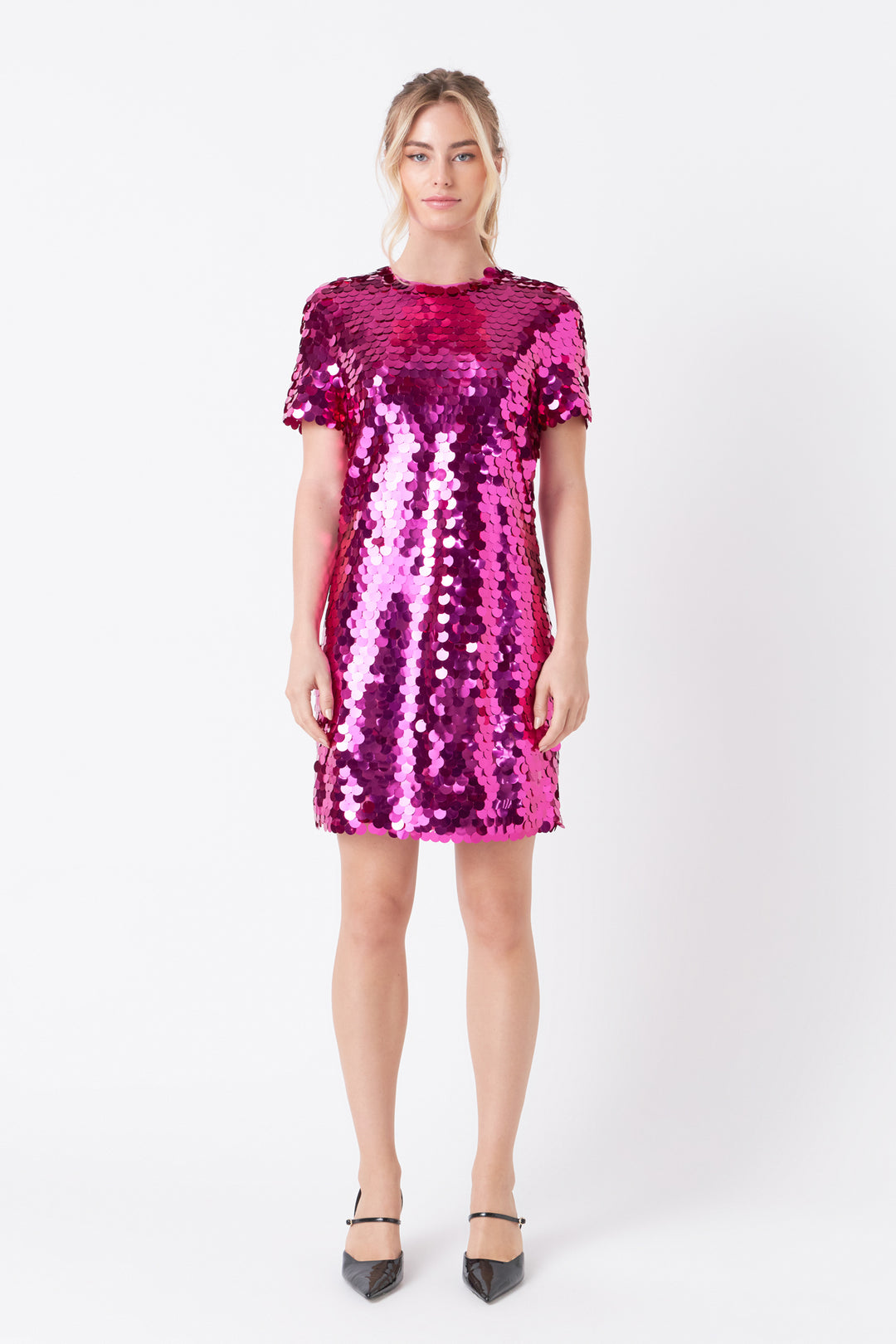 Circle Sequins Mini Dress – Endless Rose
