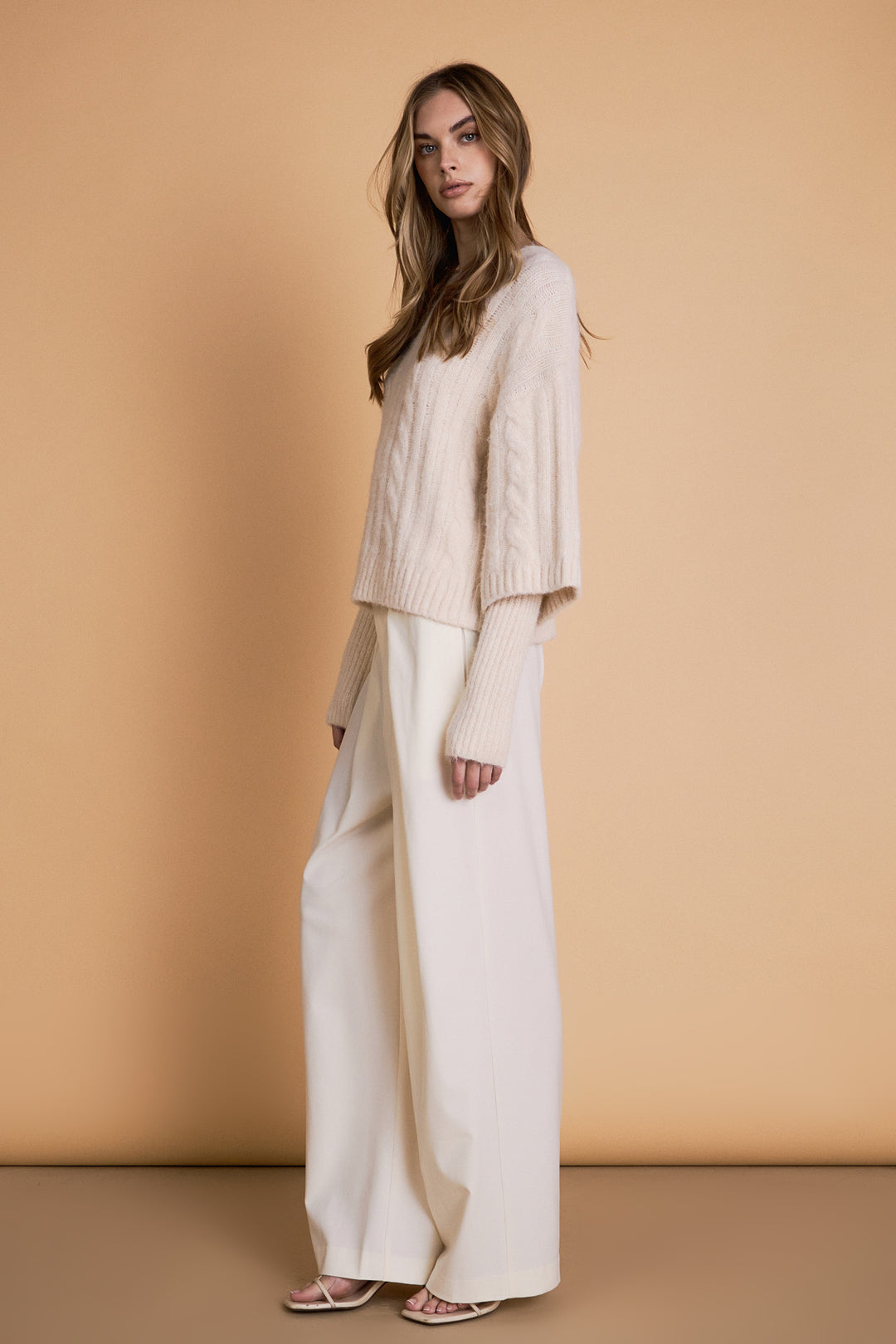 Cable Twofer Sweater – Endless Rose