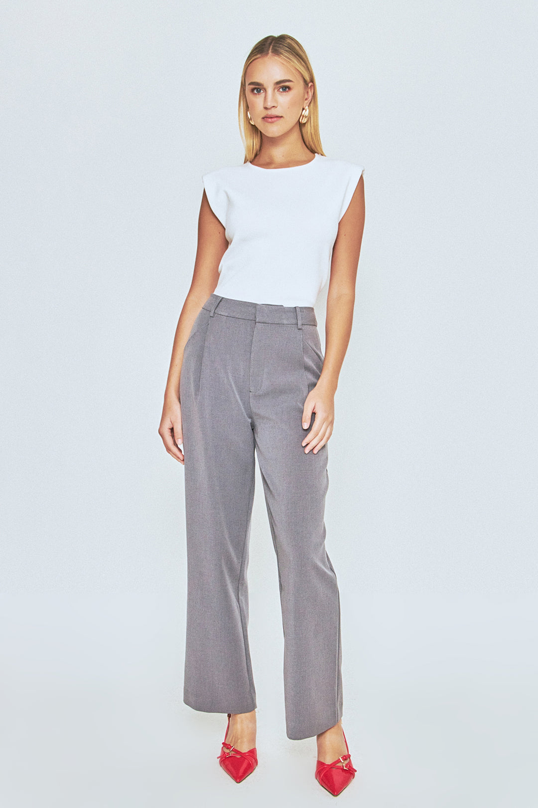 Elevated Solid Knit Padded Top – Endless Rose