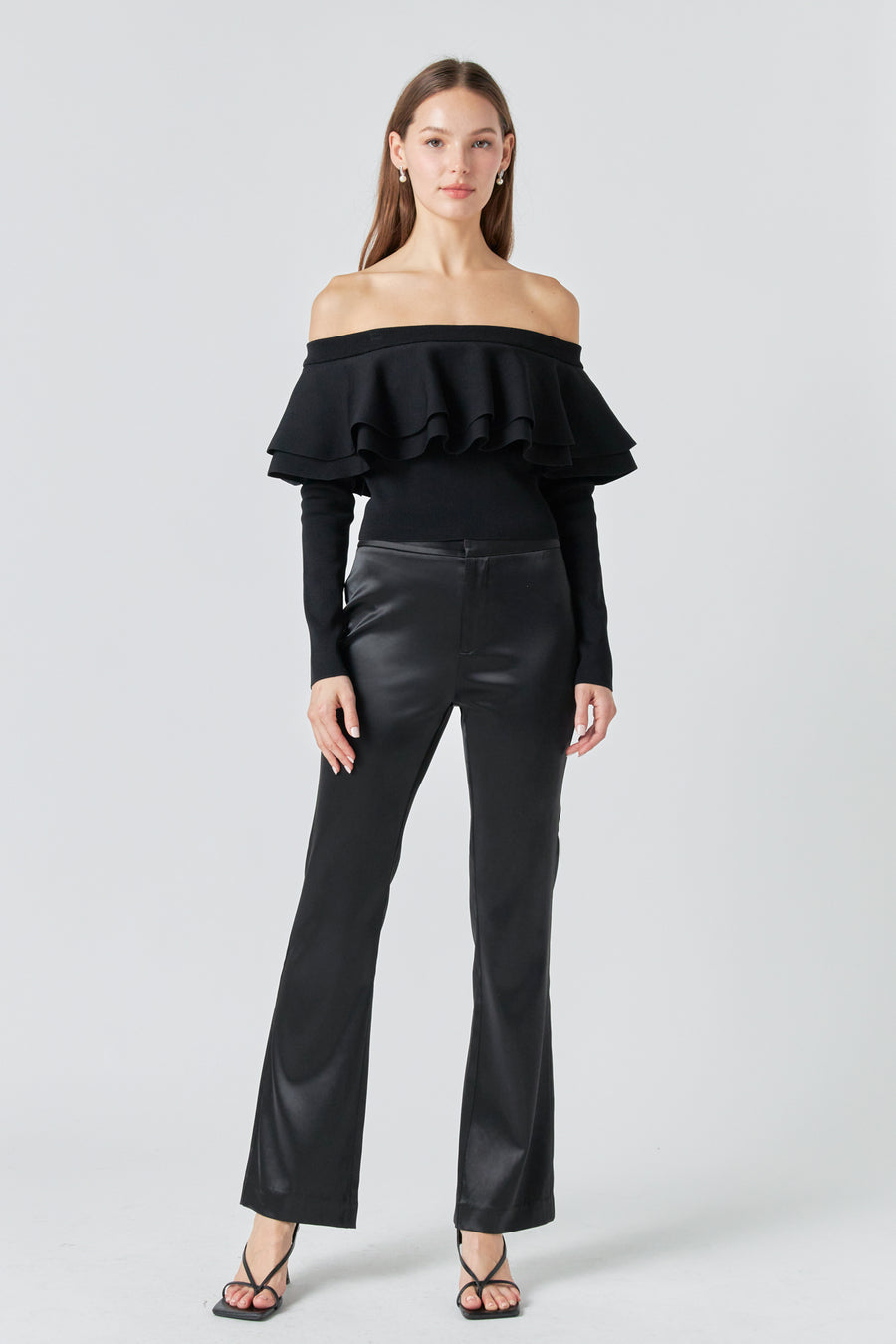 Off-The-Shoulder Knit Top – Endless Rose