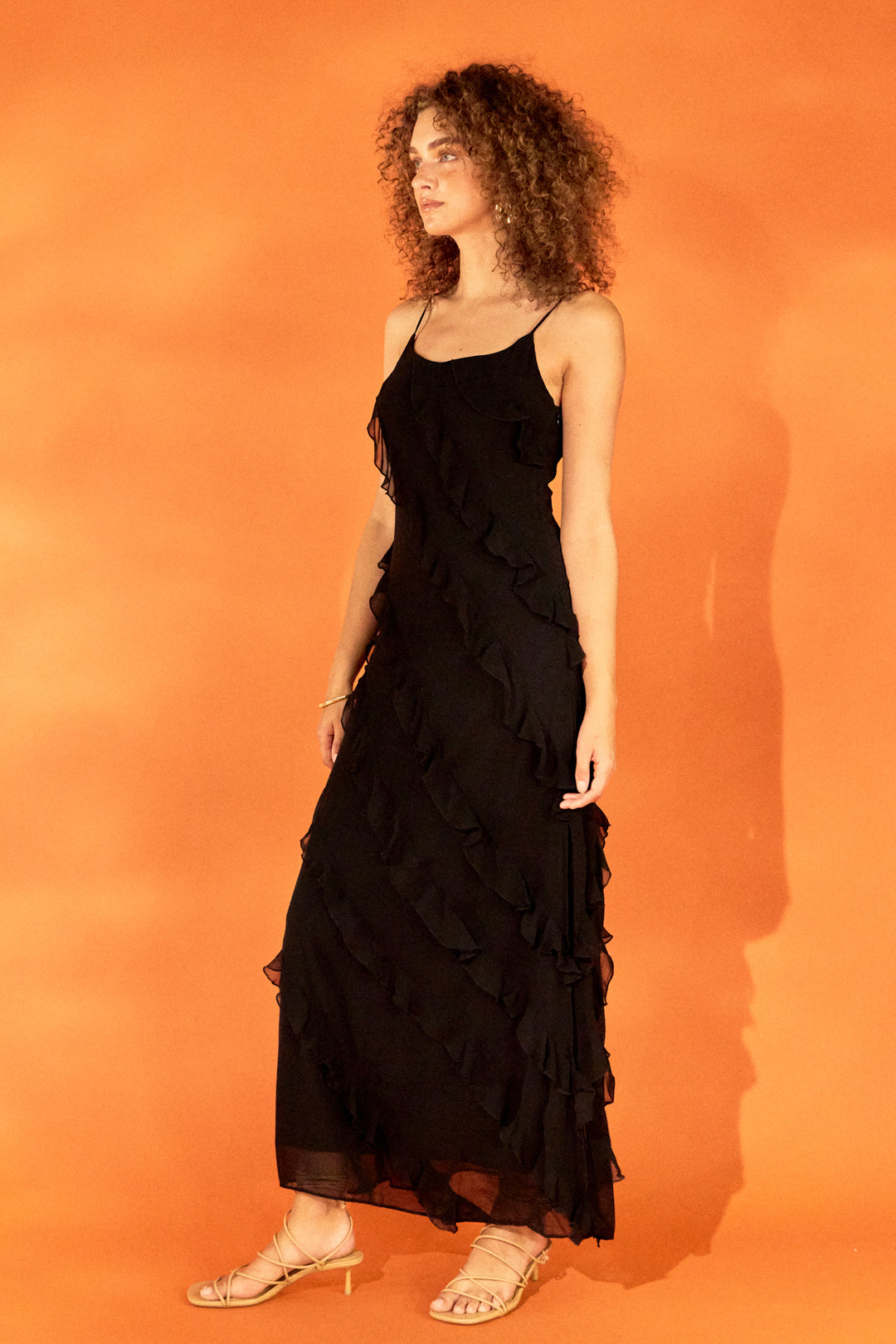 Slip Ruffled Dress – Endless Rose