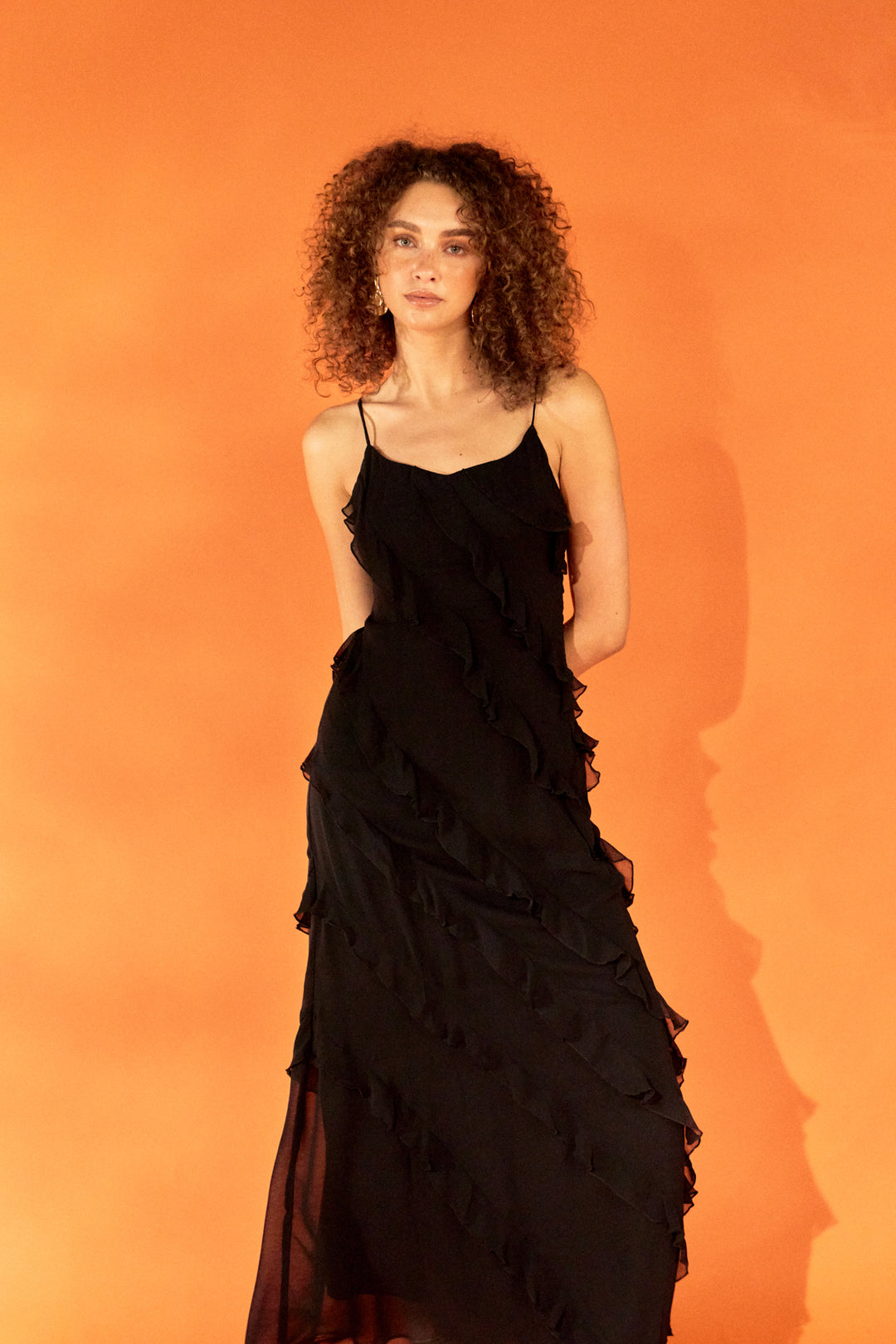 Slip Ruffled Dress – Endless Rose