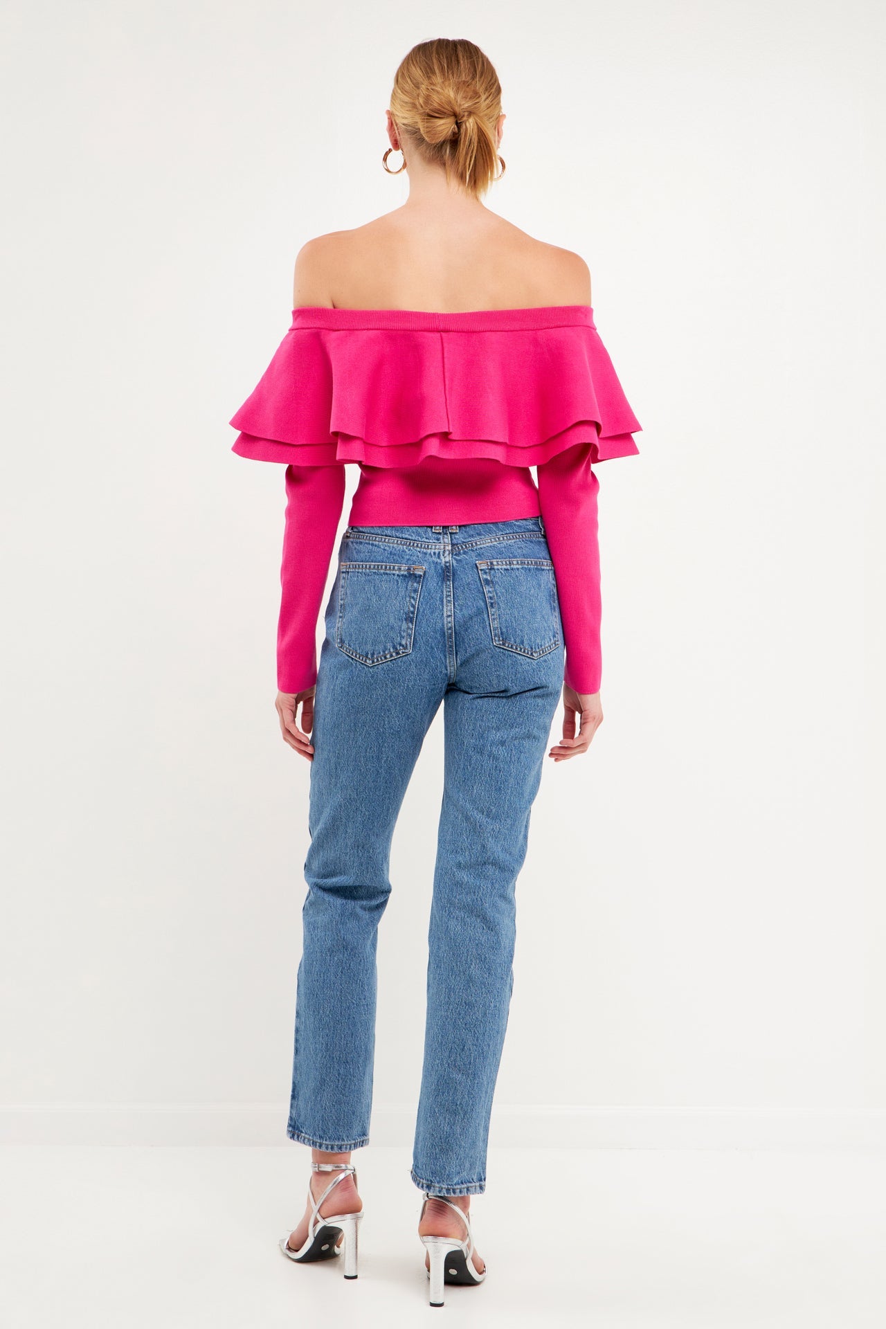 Off-The-Shoulder Knit Top – Endless Rose